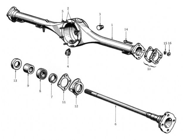 Differential - Datsun 1000